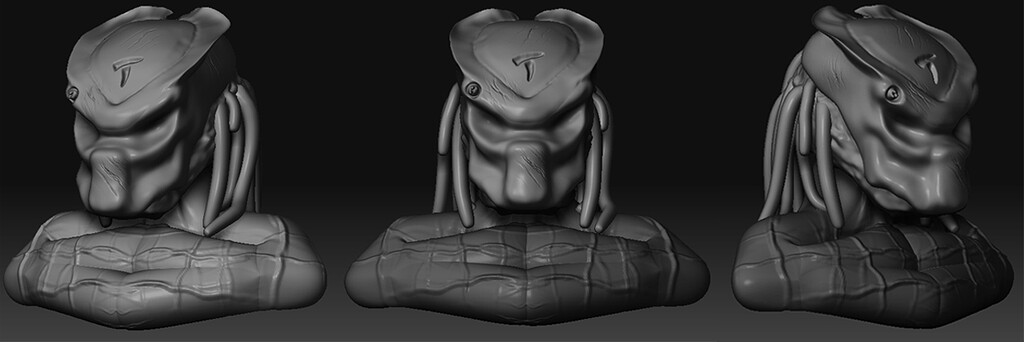Predator WIP - ZBrushCentral