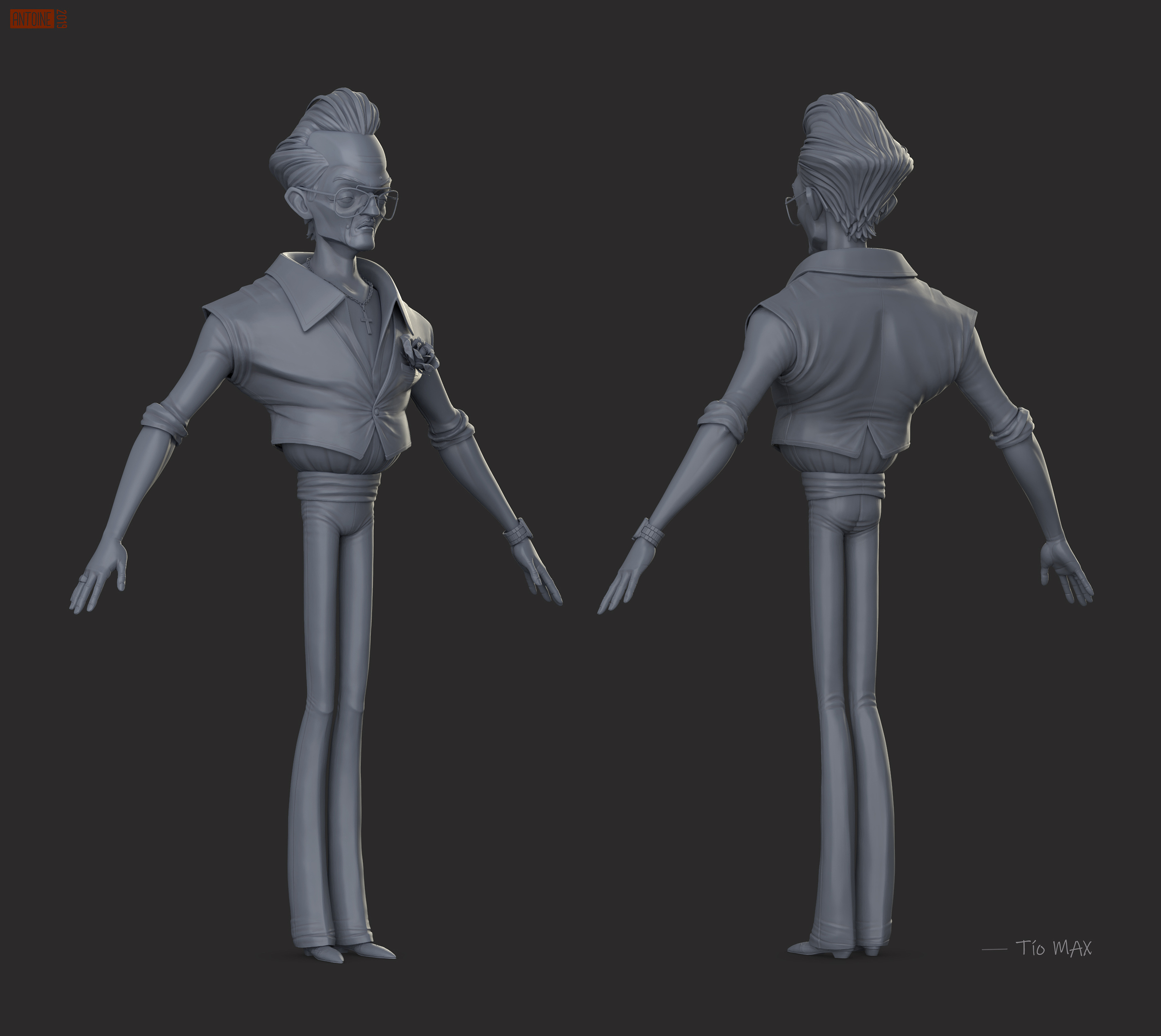 Tío MAX el Tanguero - ZBrushCentral