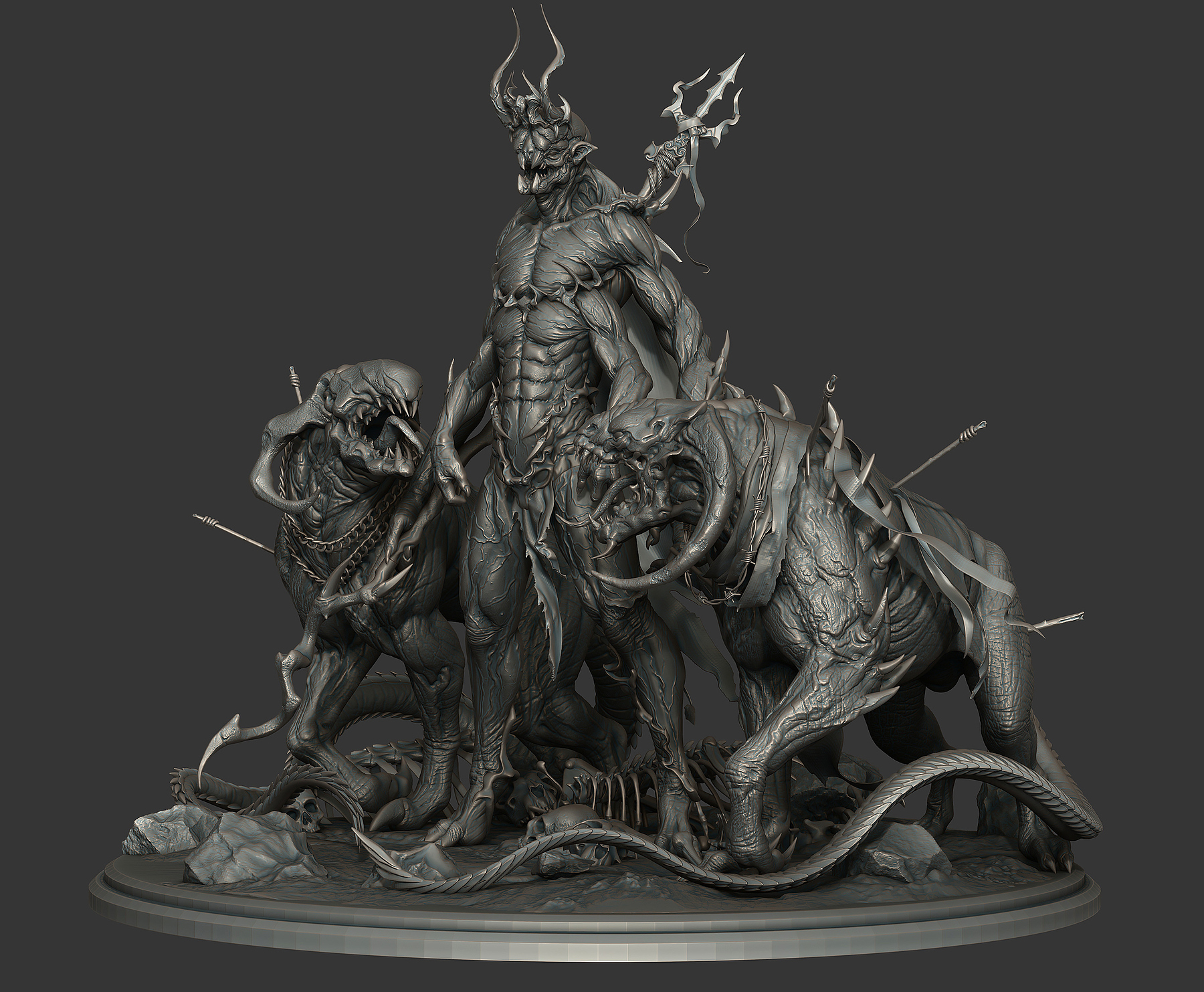 Aeshma ( the demon of wrath ) - ZBrushCentral