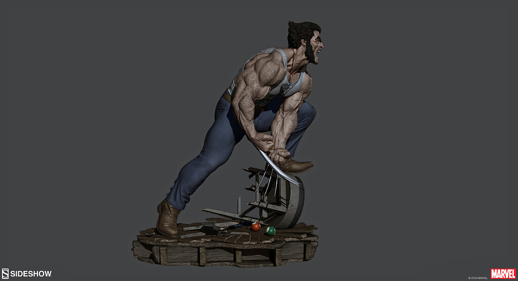 Logan Premium Format Figure_Sideshow Collectibles - ZBrushCentral