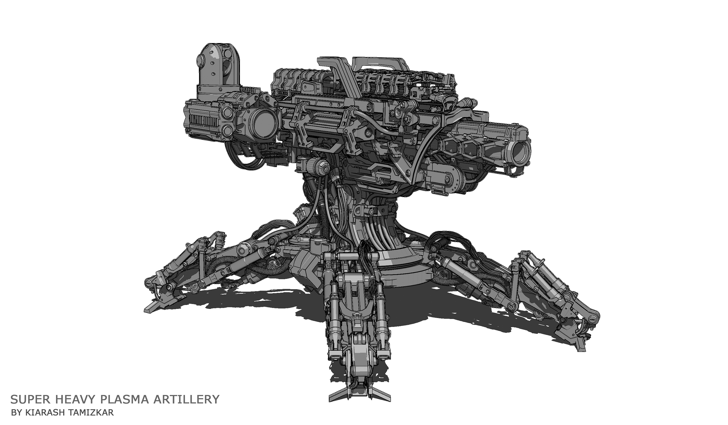 SUPER HEAVY PLASMA ARTILLERY - ZBrushCentral