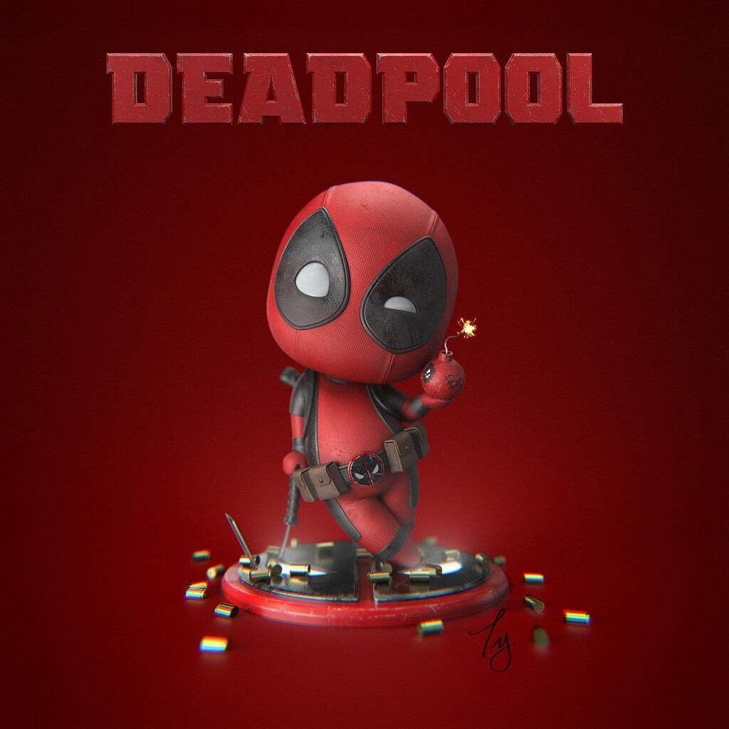 Mini Deadpool - ZBrushCentral