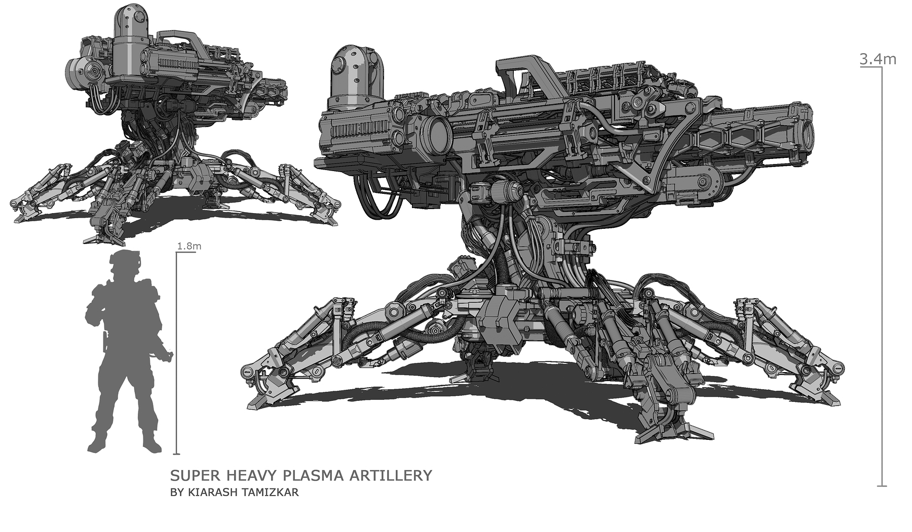 SUPER HEAVY PLASMA ARTILLERY - ZBrushCentral