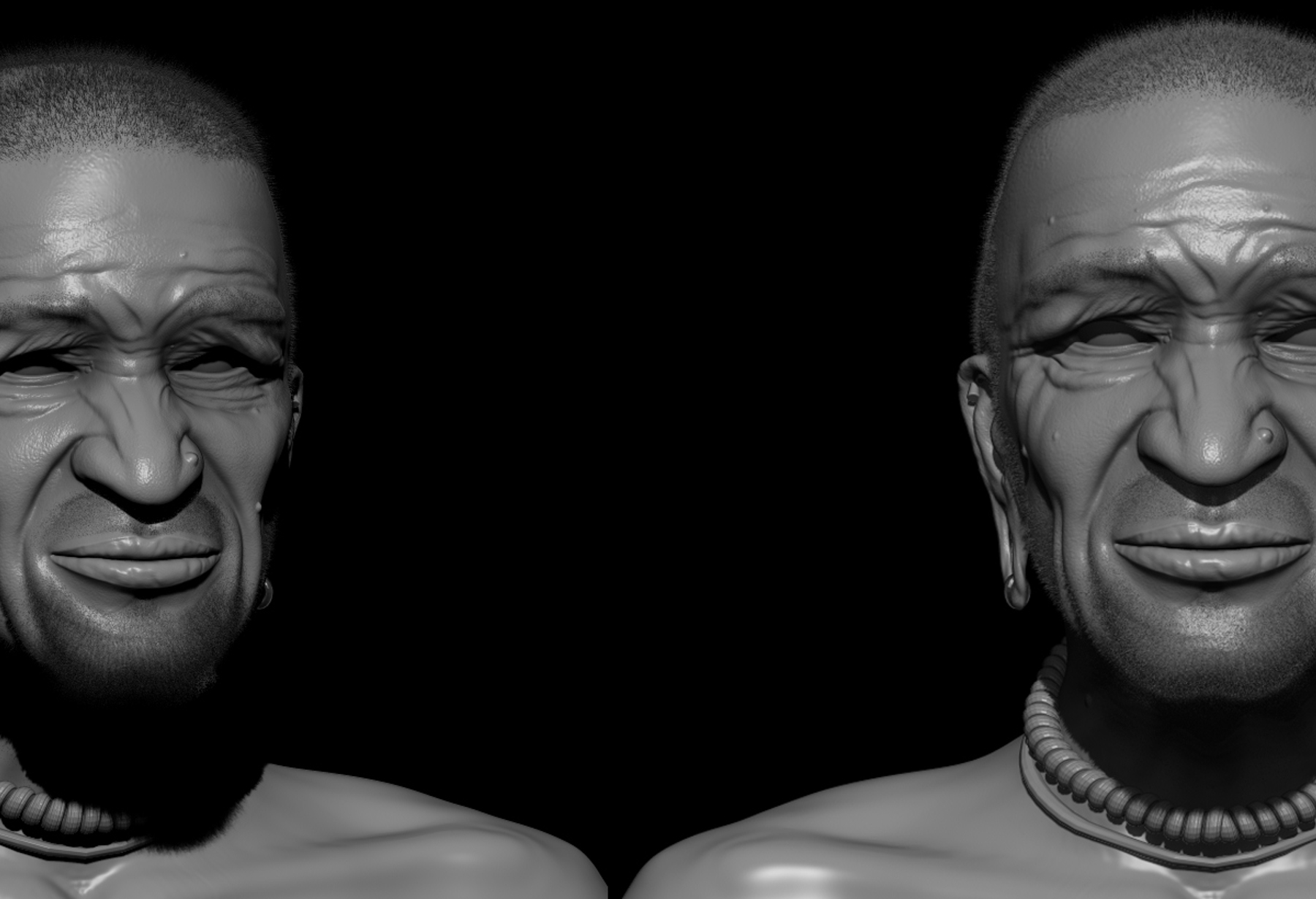 African Old Man WIP... - ZBrushCentral