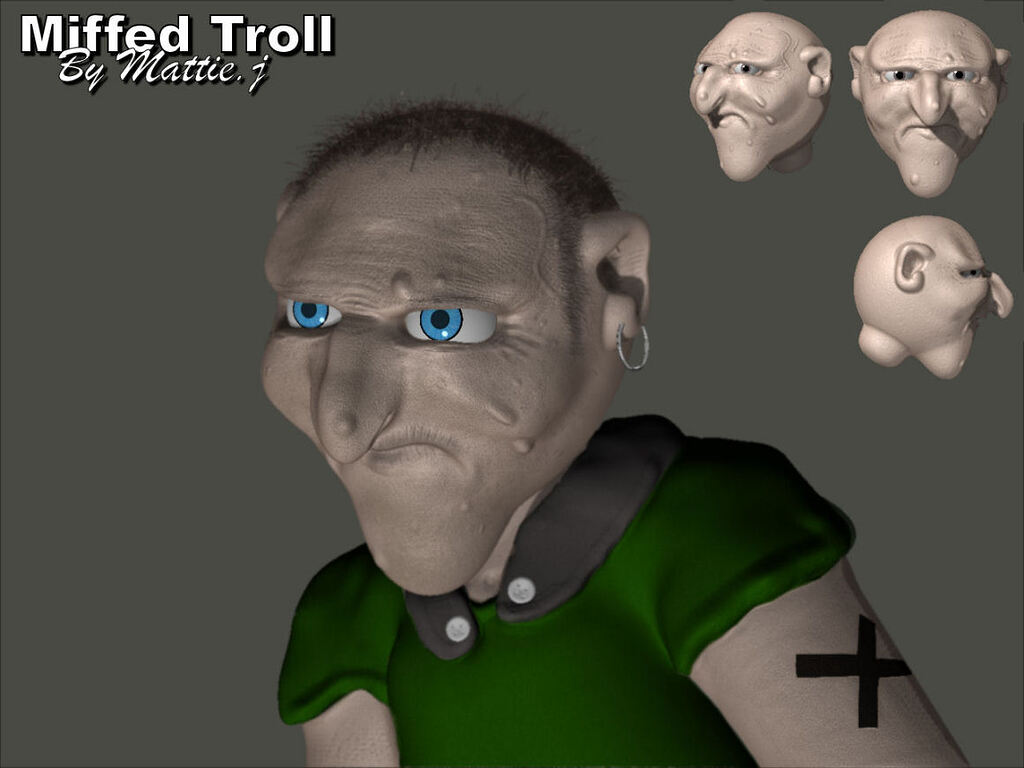 Evil...er, troll.Thing.. - ZBrushCentral