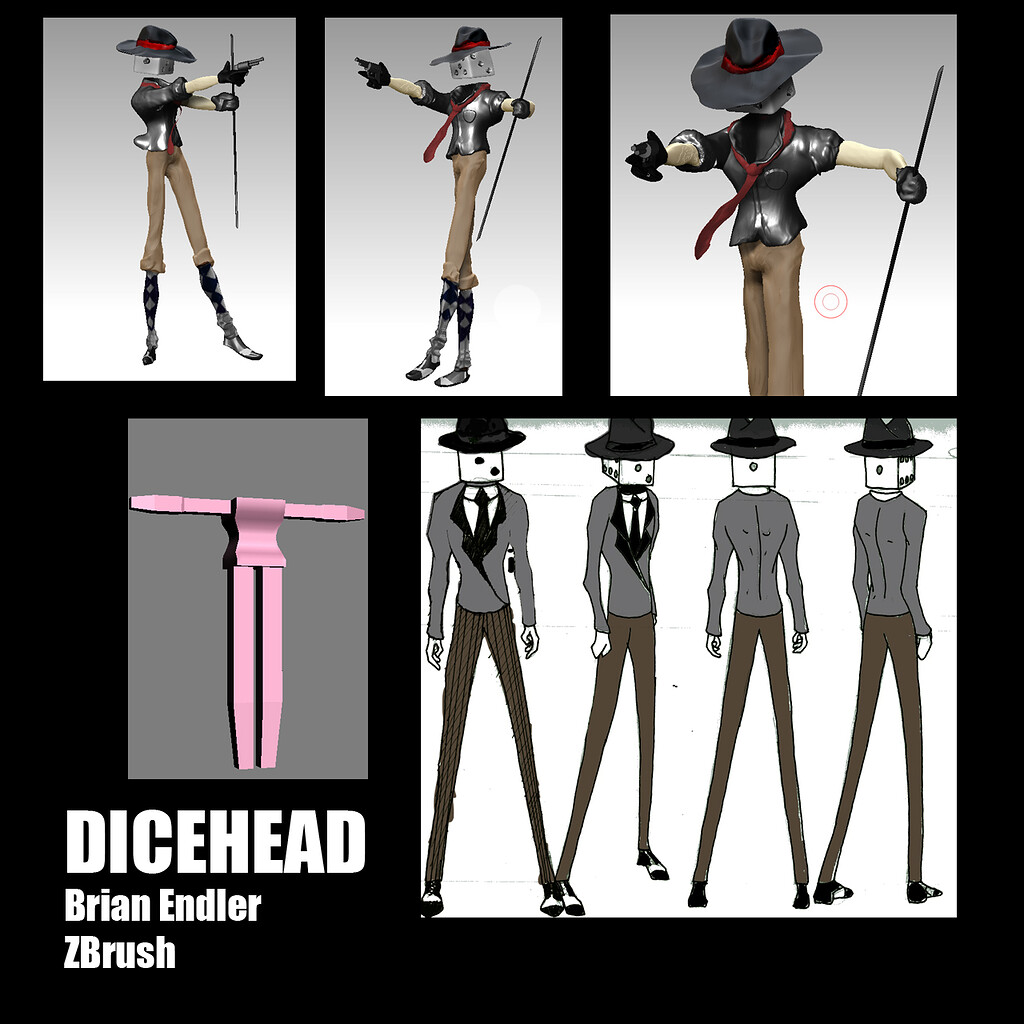 WIP DiceHead NEIA Midterm - ZBrushCentral