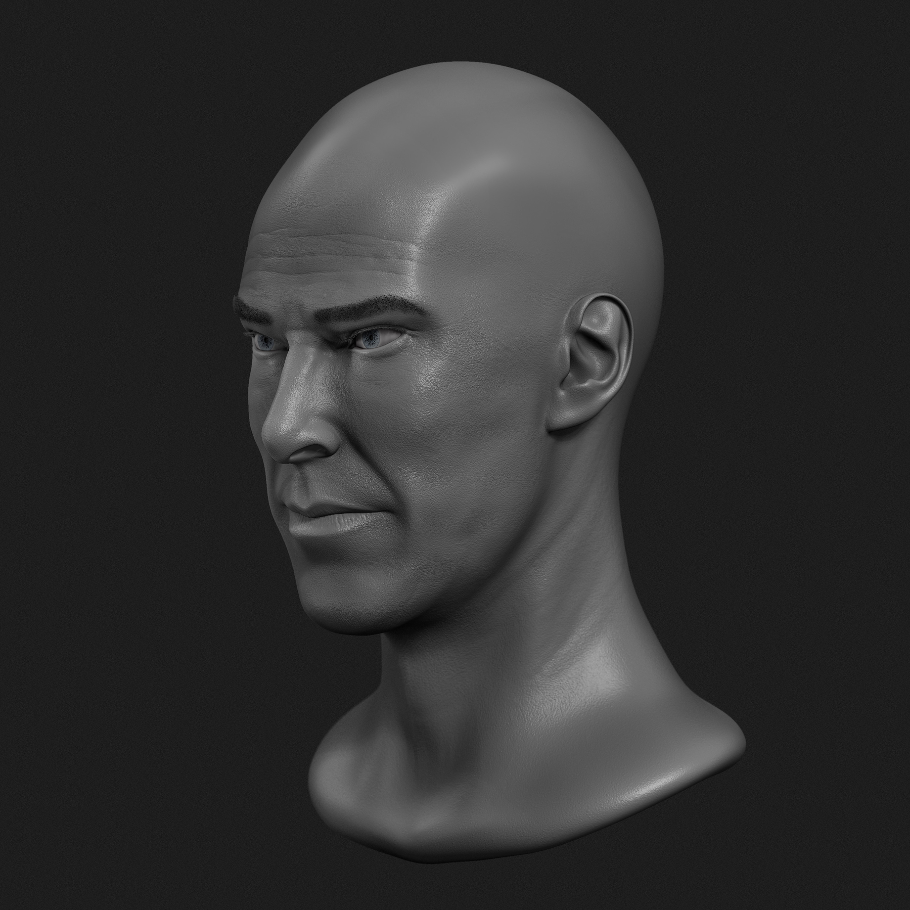 WIP Benedict Cumberbatch likeness attempt - ZBrushCentral