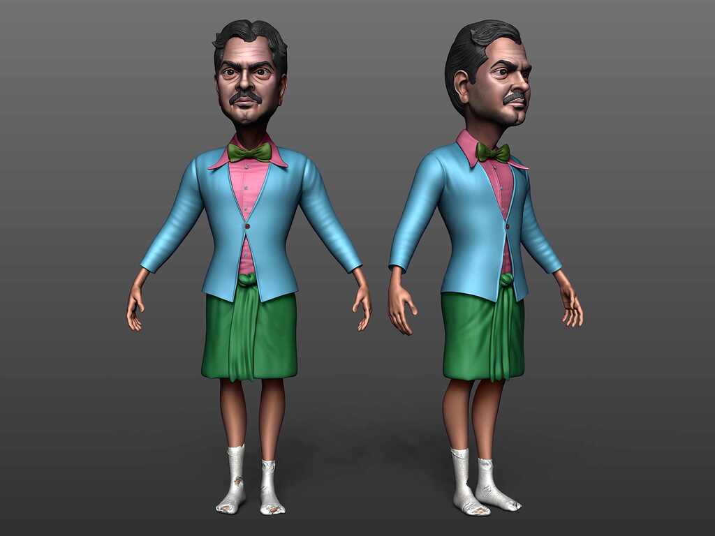 HI, I TRY TO MAKE THIS ACTOR INTO STYLIZED VARIATION , THANK YOU ...