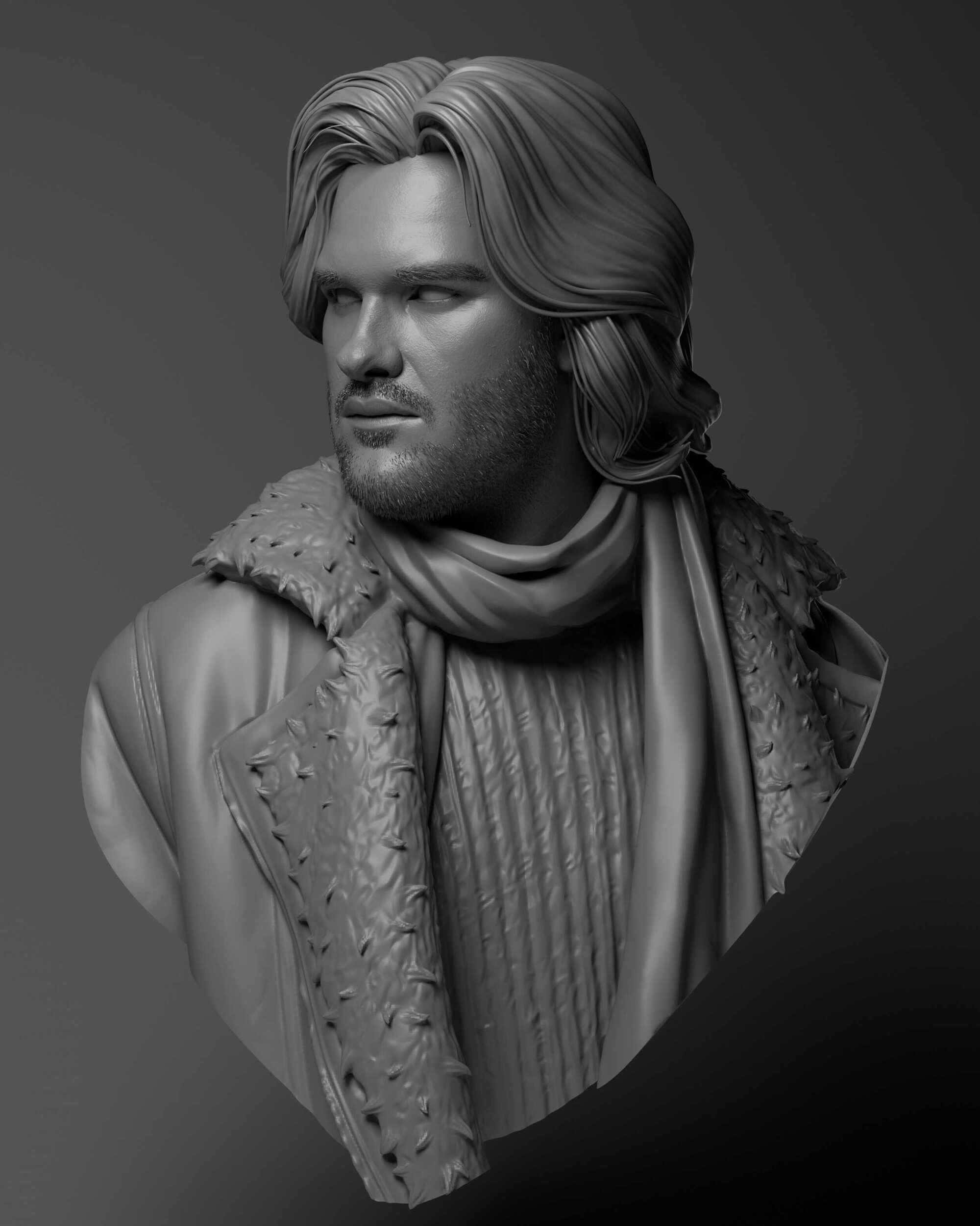 Kurt Russel 1980 - ZBrushCentral