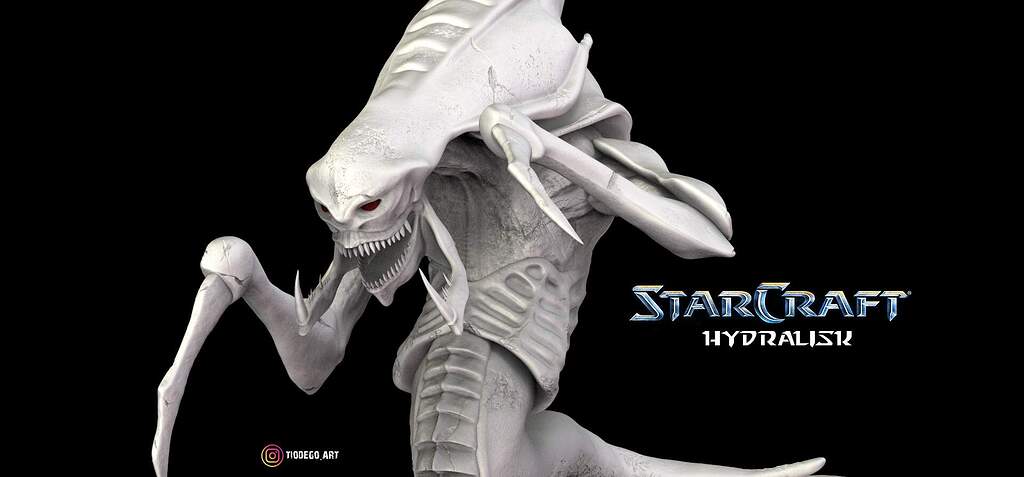 Hydralisk - Starcraft - ZBrushCentral
