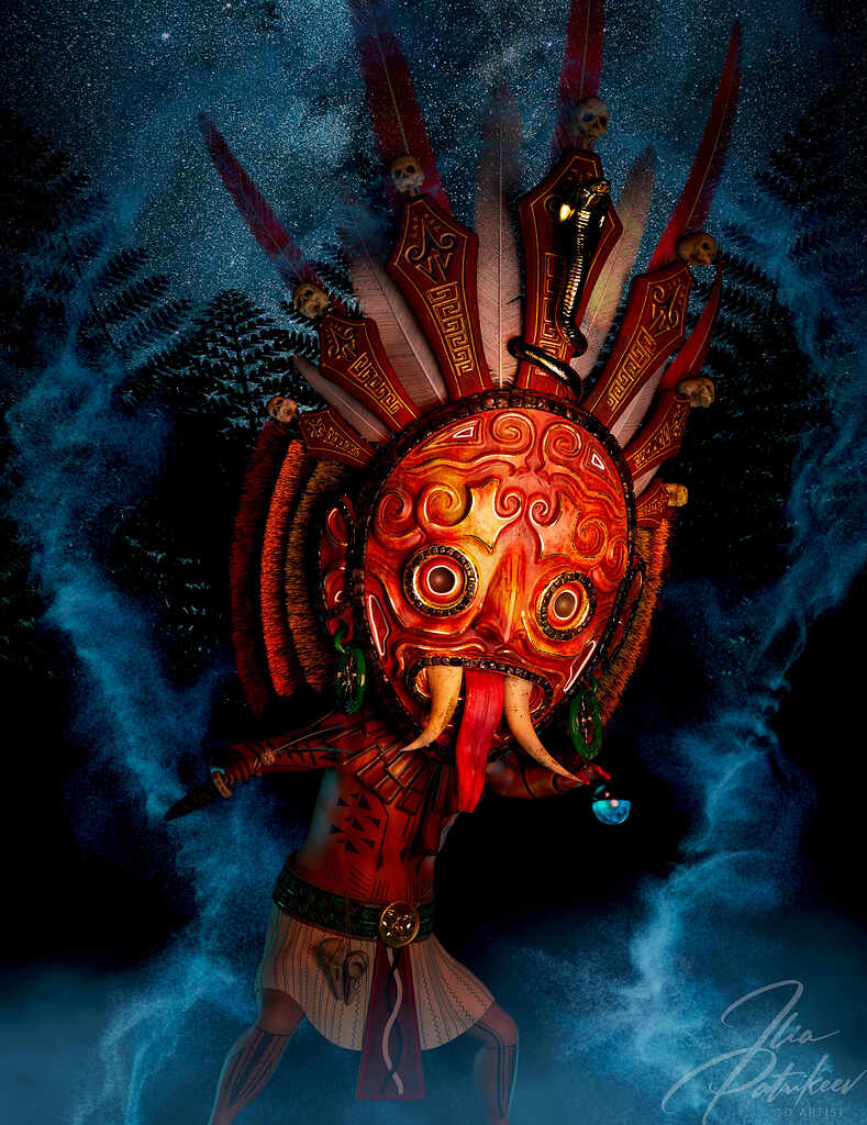 Stylized shaman concept - ZBrushCentral