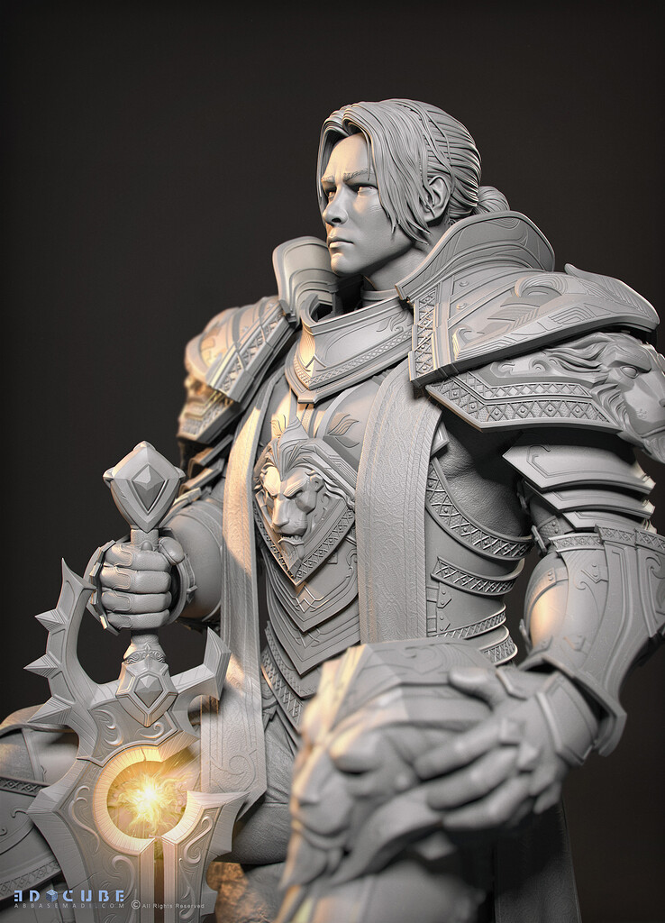 Anduin Wrynn: Victory - ZBrushCentral