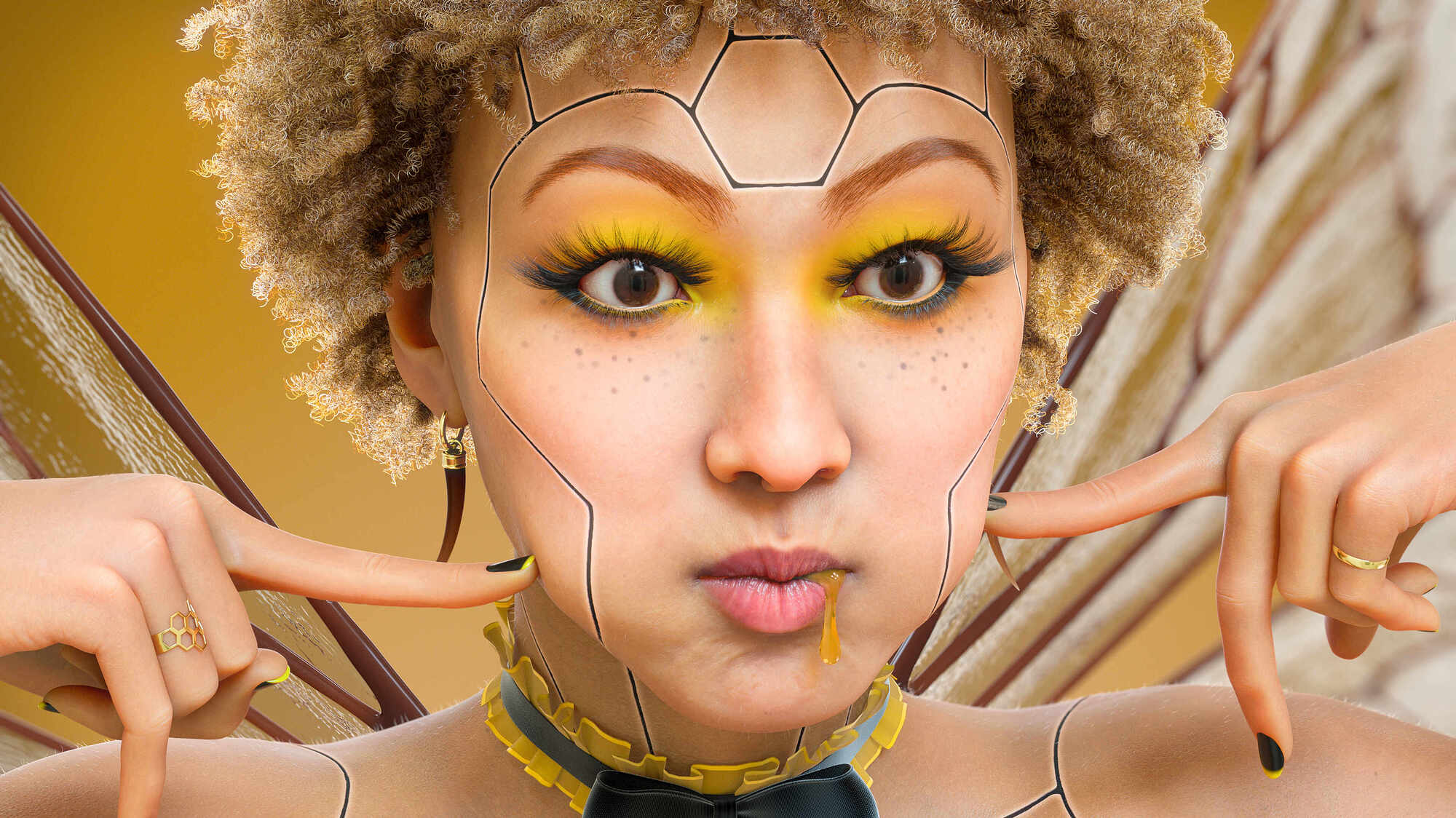 Bee Girl, "Honey" - ZBrushCentral