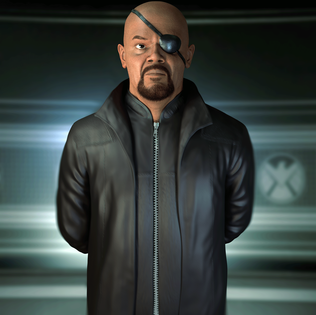 Nick Fury 3D Model - ZBrushCentral