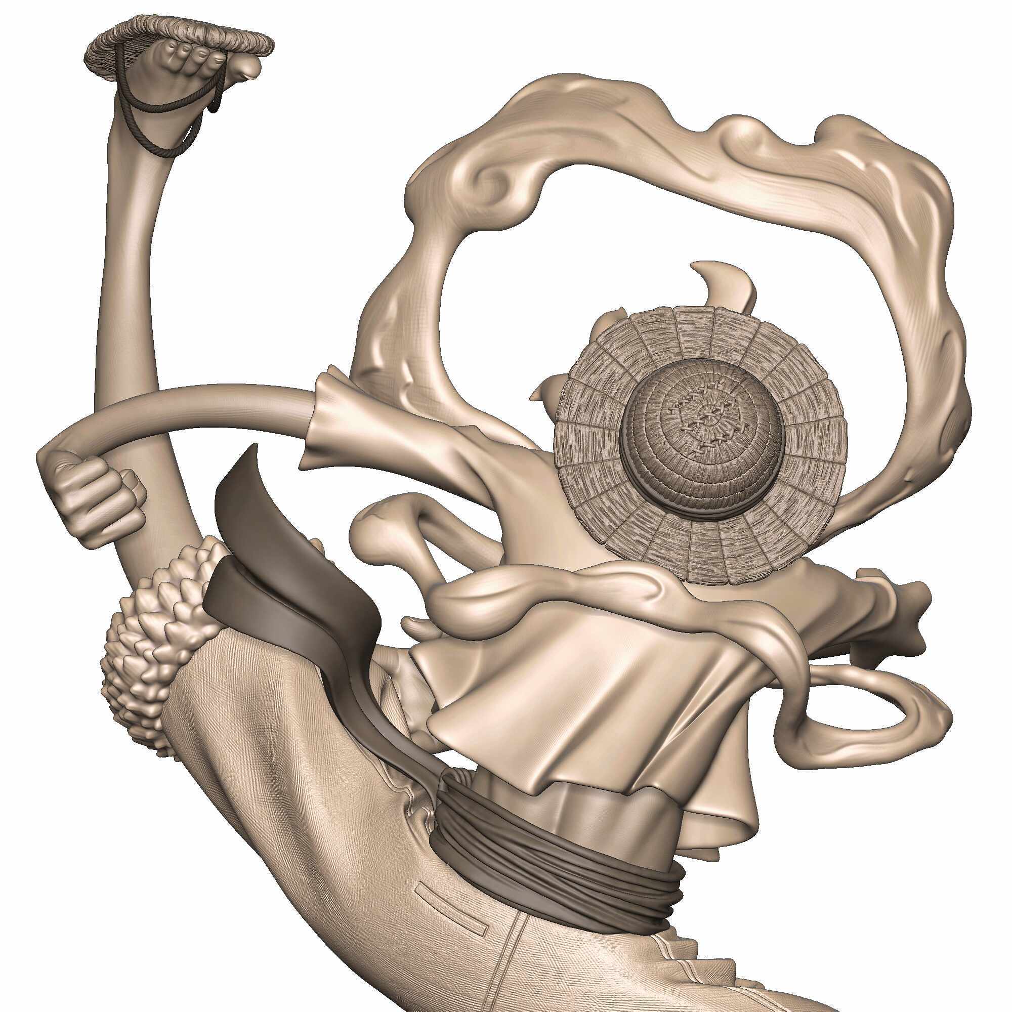Luffy Gear 5 - One Piece Fan Art - ZBrushCentral