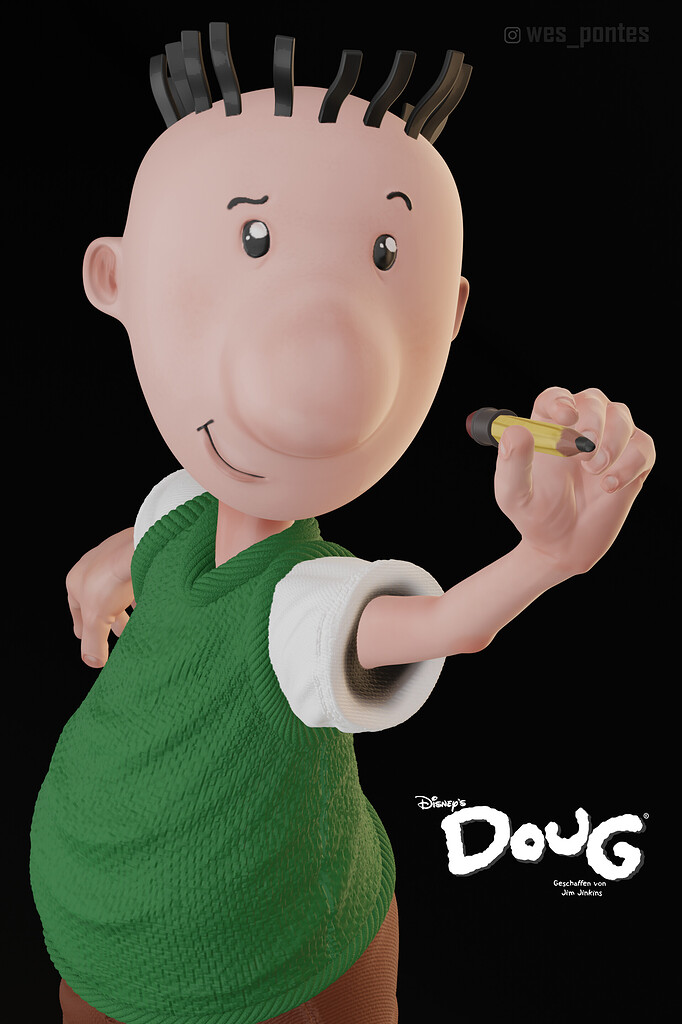 Doug Funnie - ZBrushCentral
