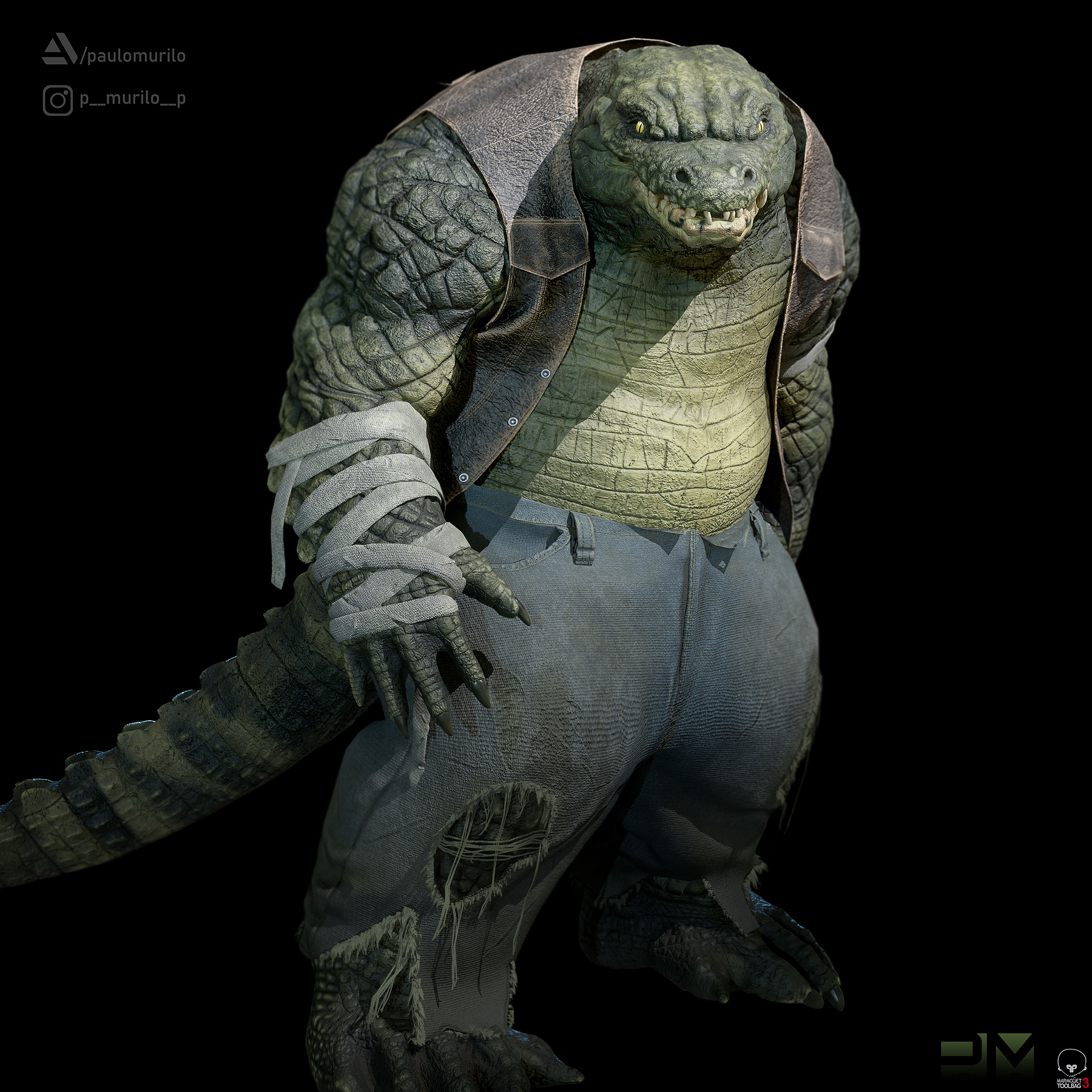 Leatherhead- TmnT - ZBrushCentral