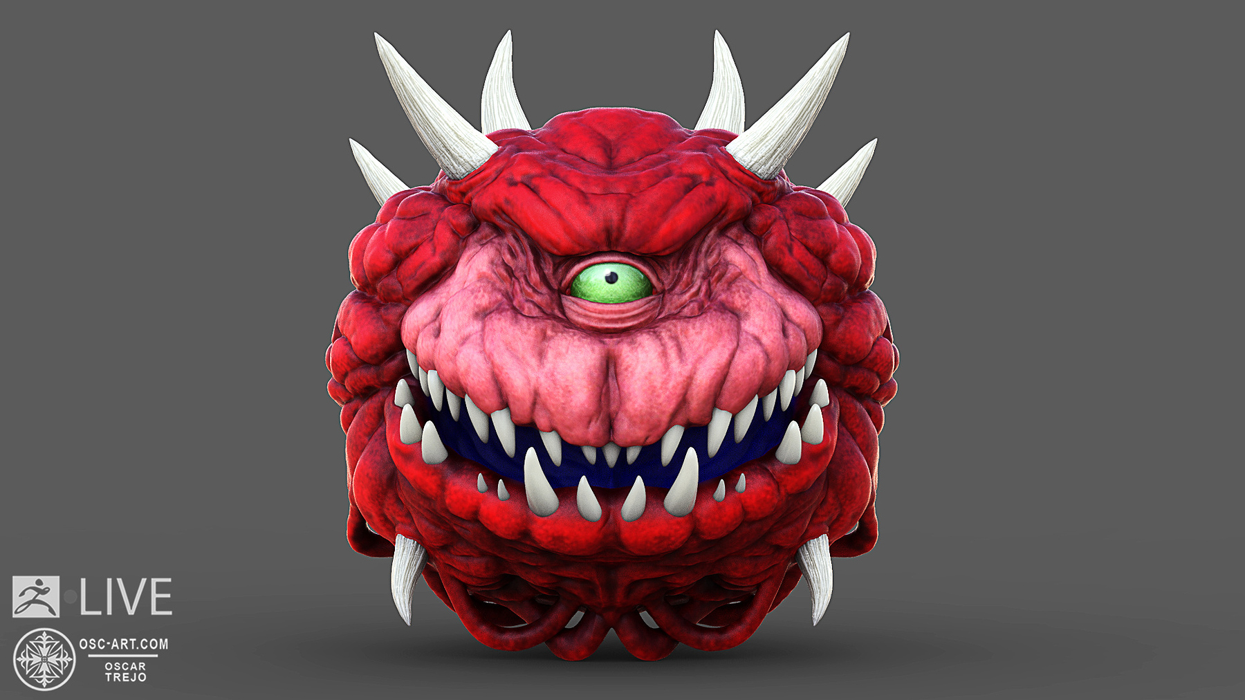 Cacodemon - ZBrushCentral