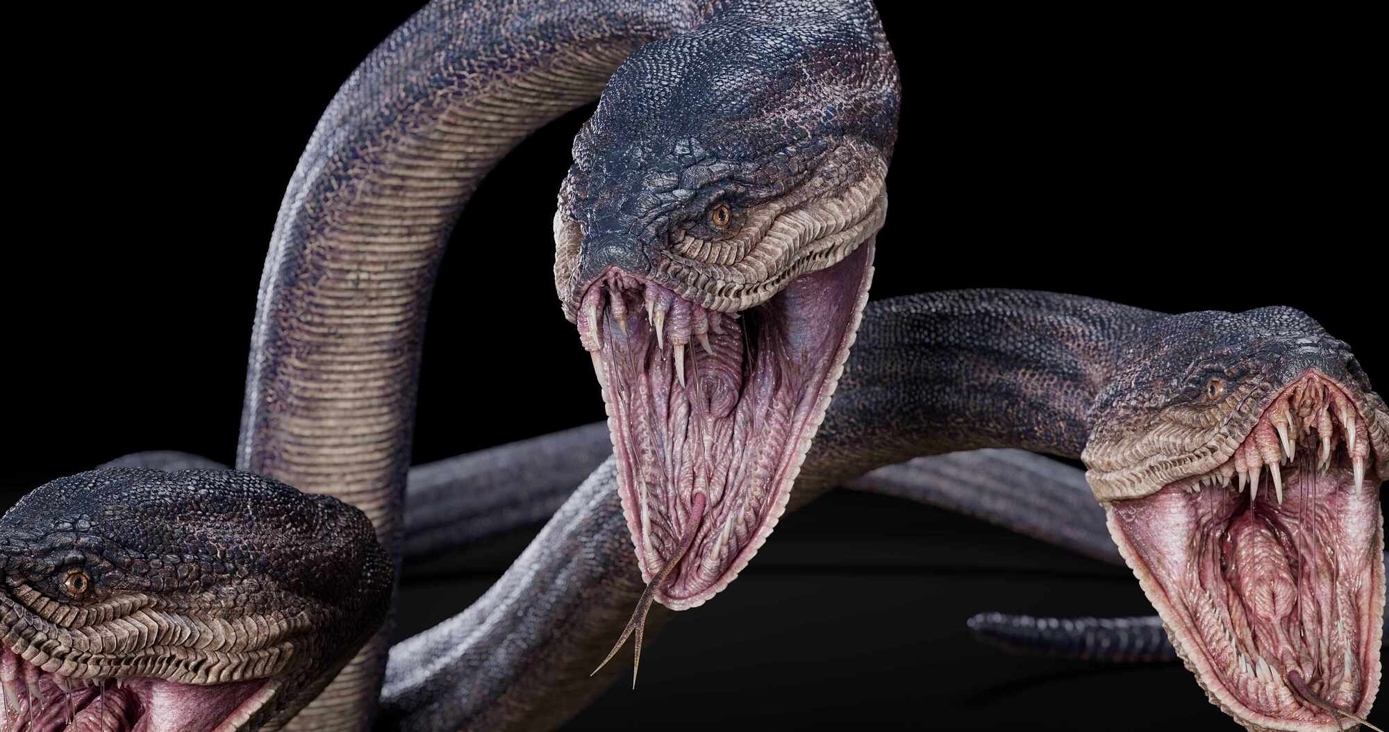 Three headed snake - ZBrushCentral