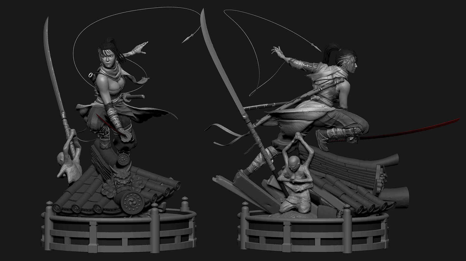 Sekiro: Lady Wolf - ZBrushCentral