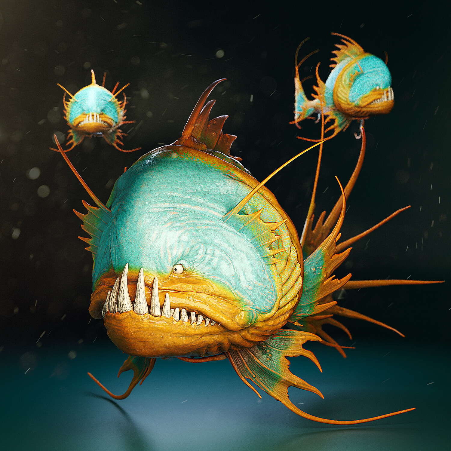 Fish - 3D Character Model - Stylized Creature - ZBrushCentral