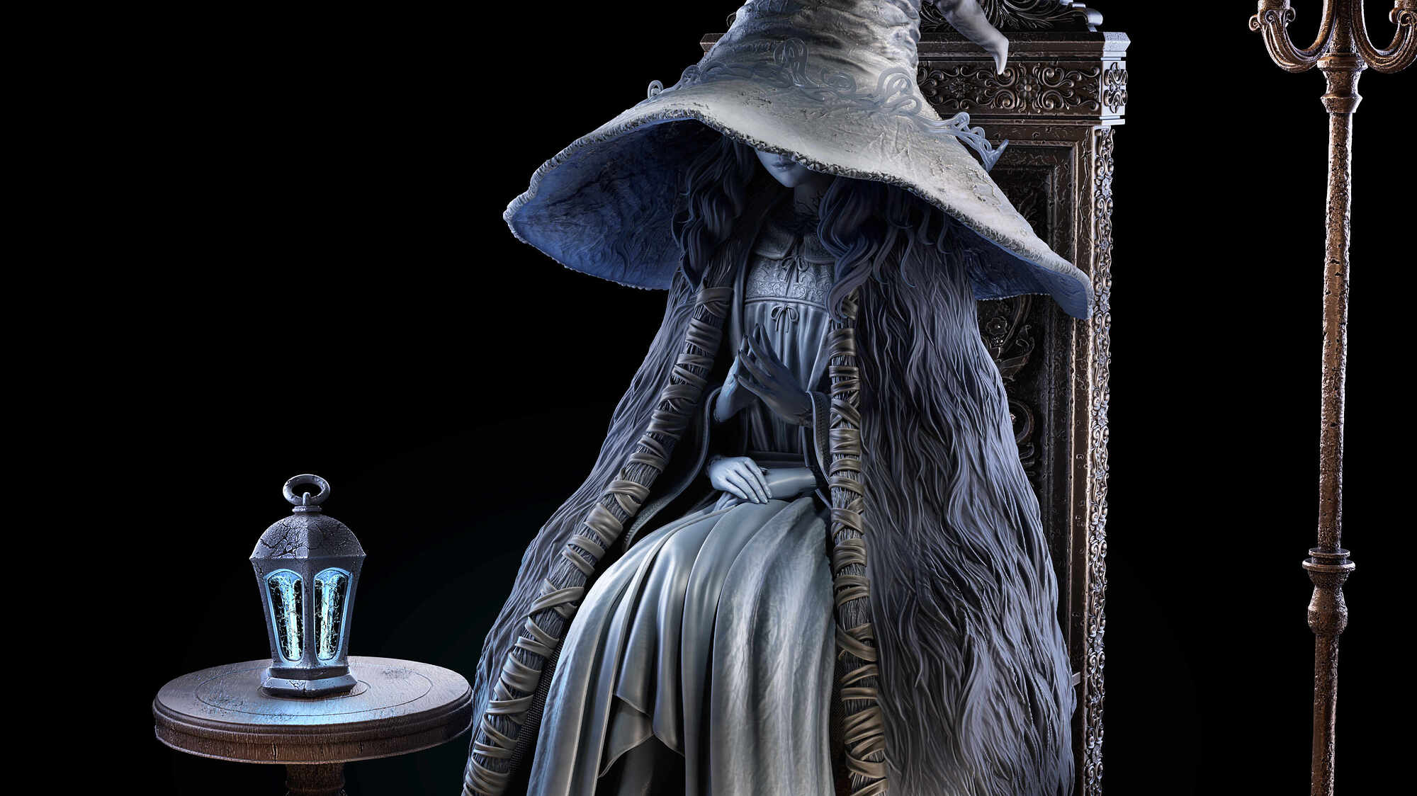 Ranni statue fan art - ZBrushCentral