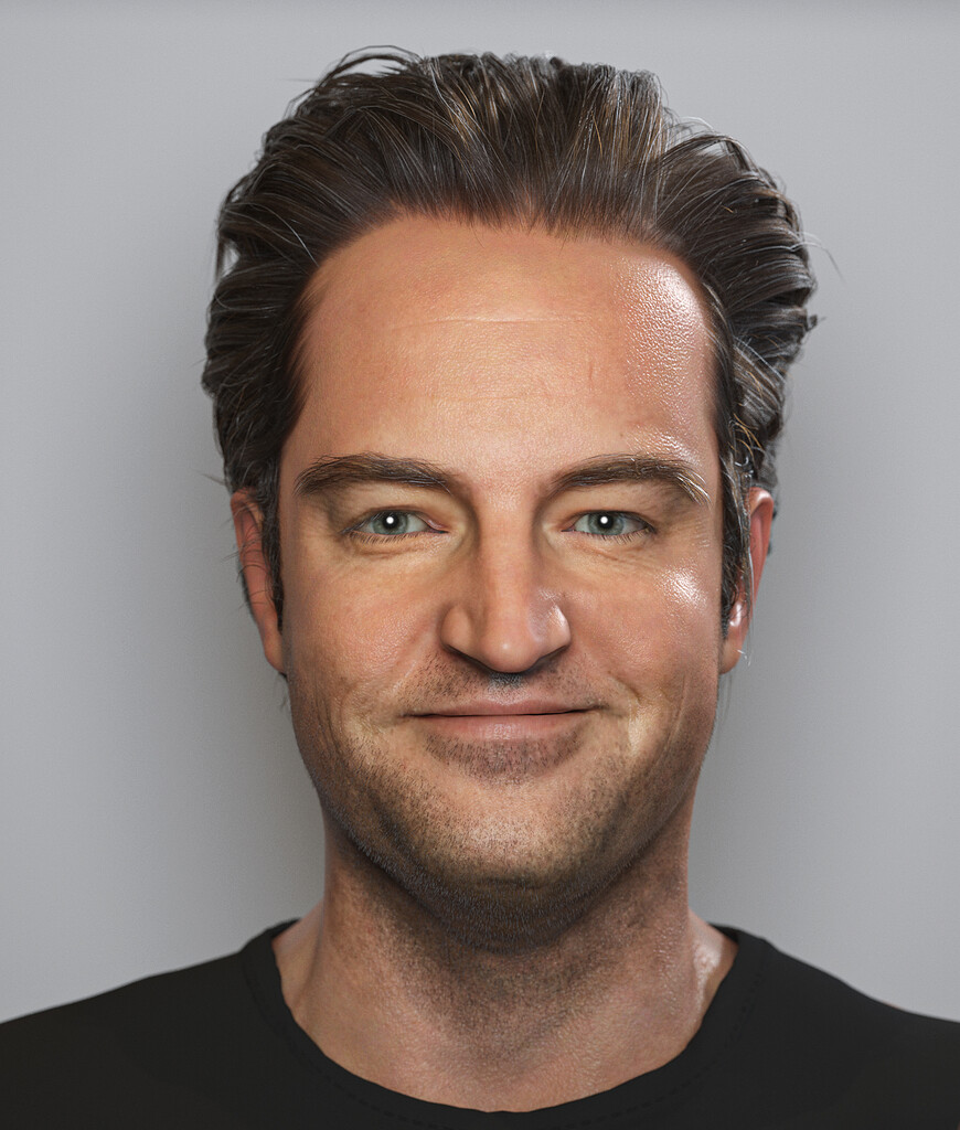 Matthew Perry - ZBrushCentral
