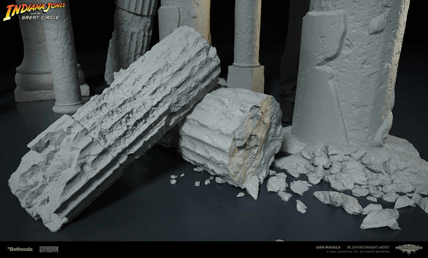 Indiana Jones and The Great Circle - Necropolis Environment Sculpts ...