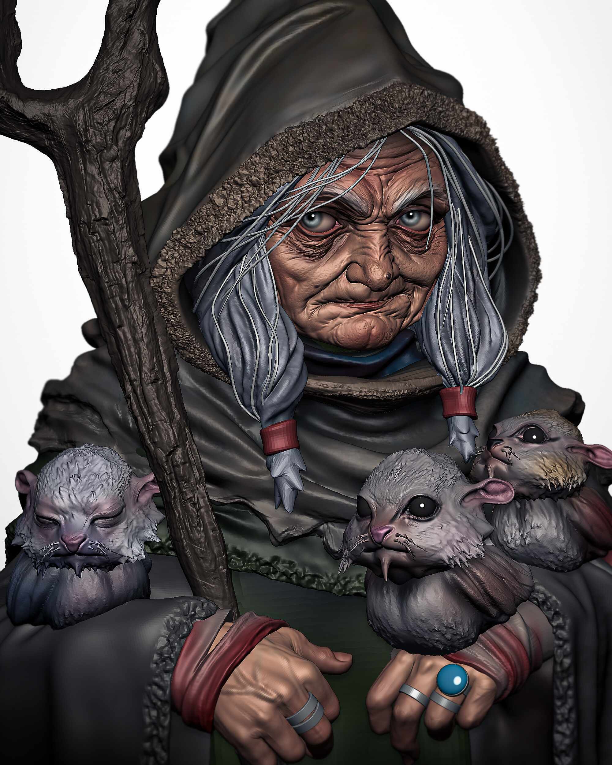 Witch - Sketch - ZBrushCentral