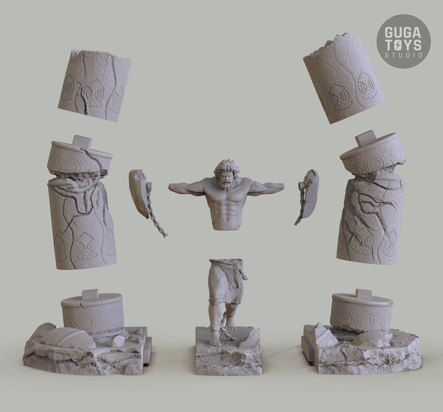 Samson - 3D Sculpt and printing - ZBrushCentral