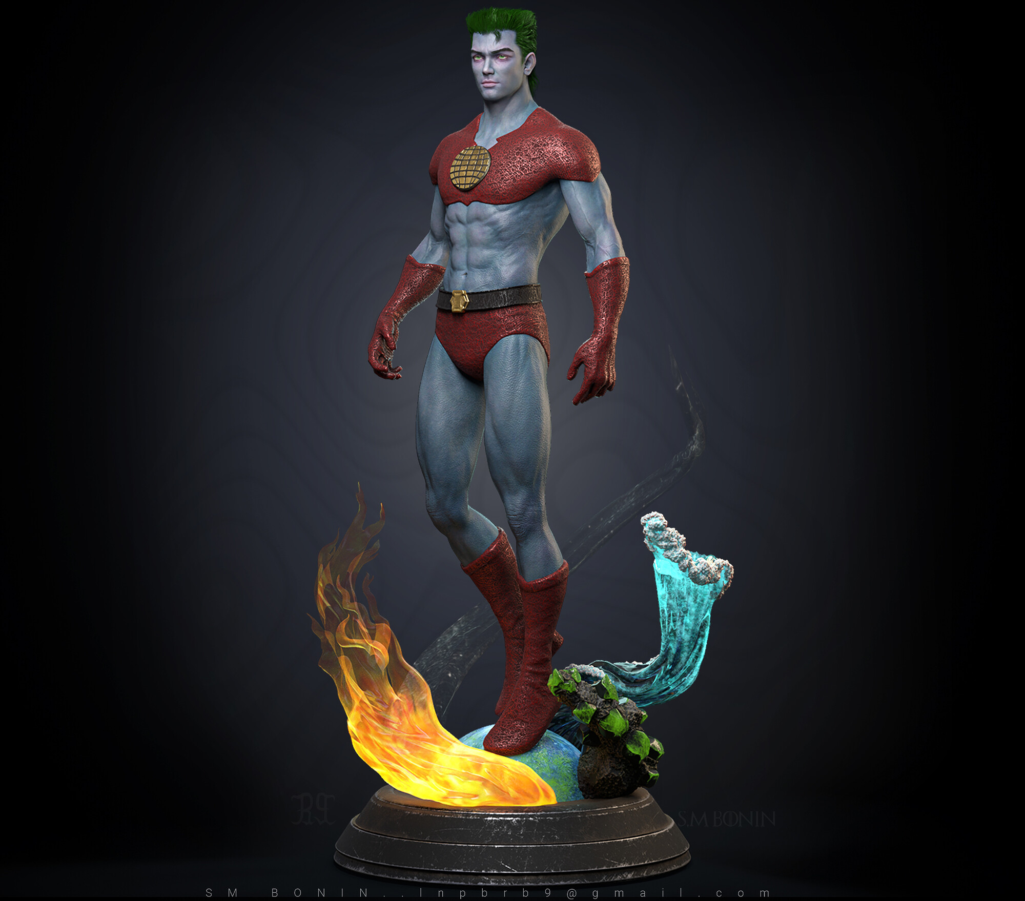 Captain Planet - ZBrushCentral