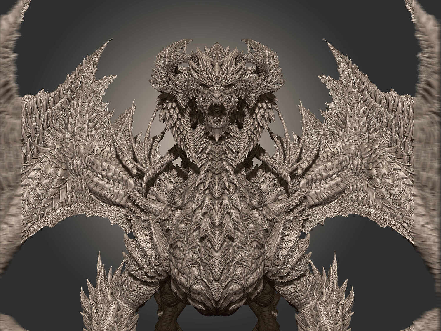 The King of Dragon model and texture - ZBrushCentral