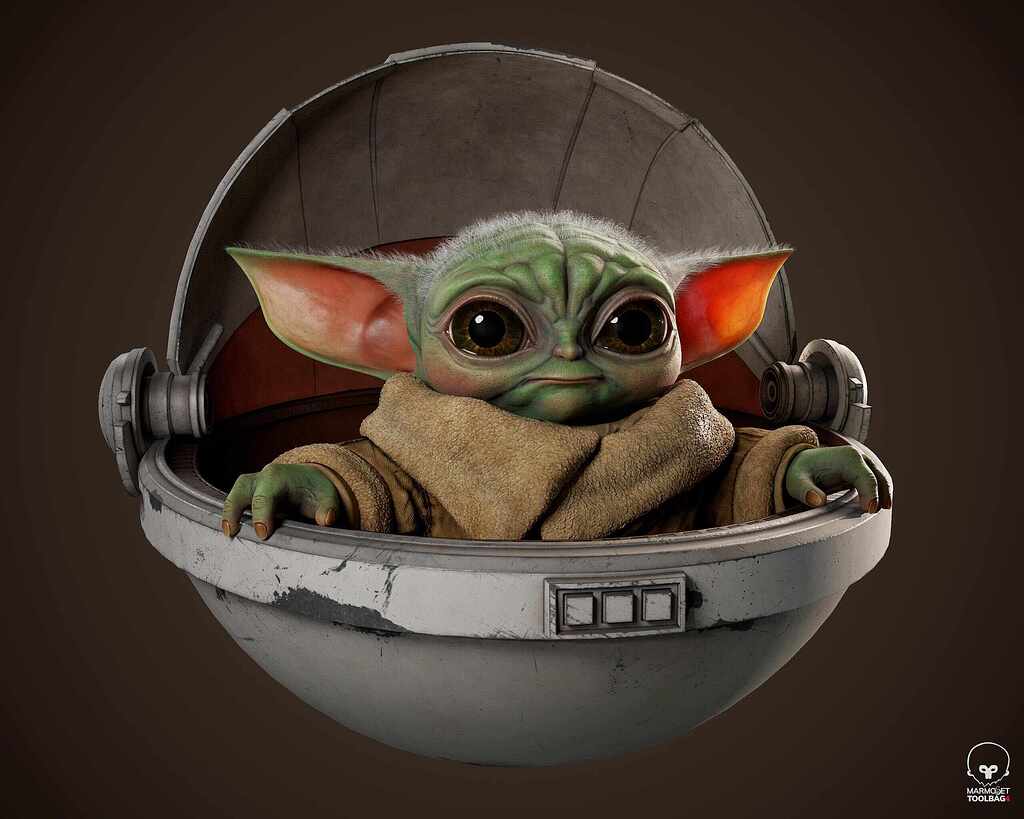 Baby Grogu - ZBrushCentral
