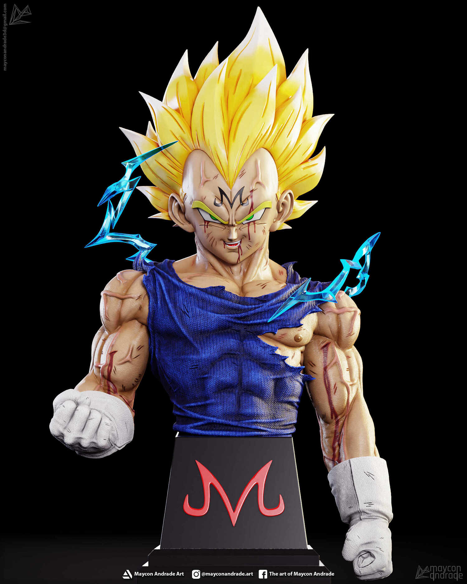 Majin Vegeta VS Majin buu - ZBrushCentral