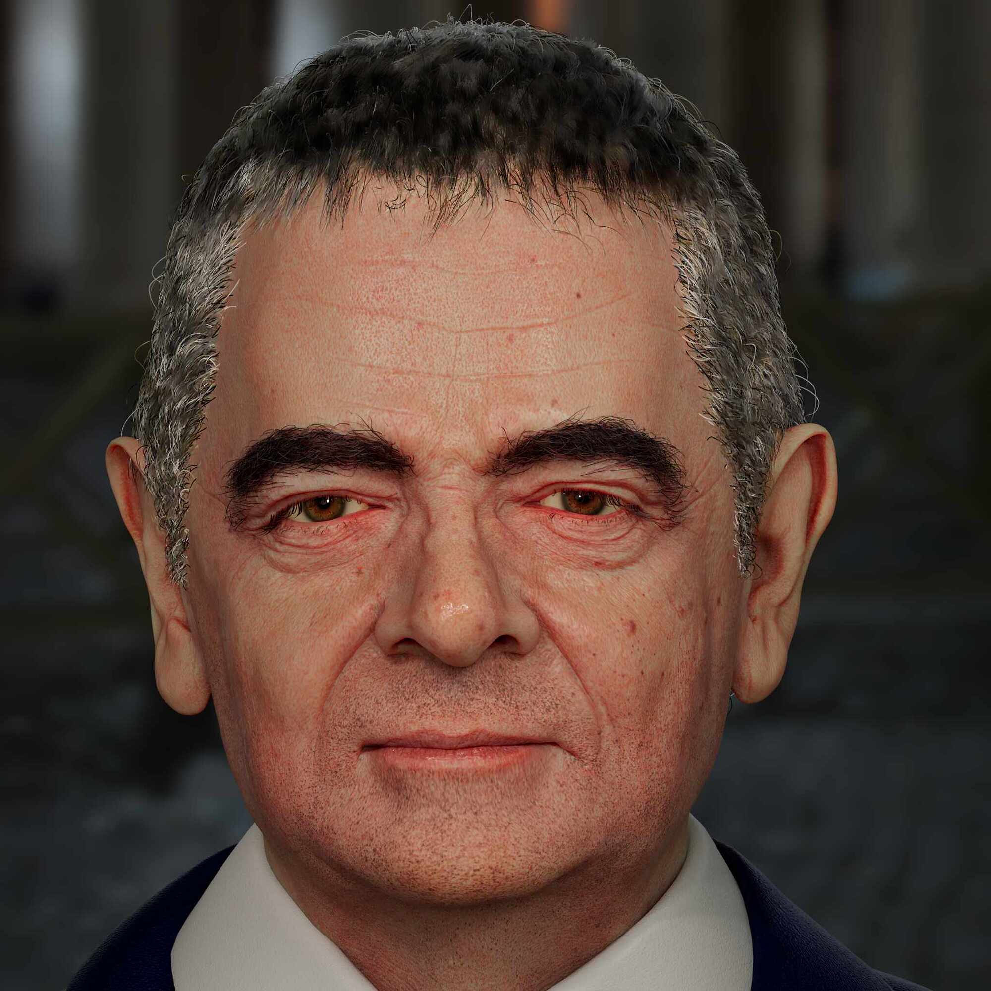 Rowan Atkinson Portrait Fanart - ZBrushCentral