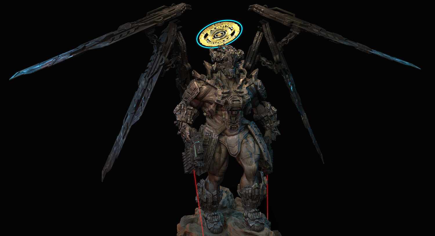 Angelic mech american soldier - ZBrushCentral