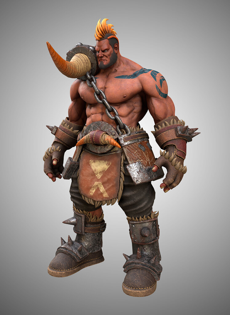 Muscular character - ZBrushCentral