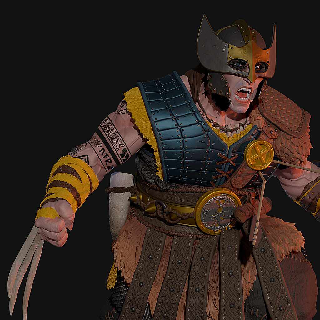 Wolverine And Colossus nordic version - ZBrushCentral