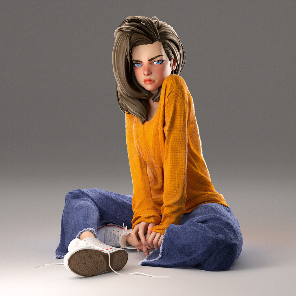 Angry Girlfriend - ZBrushCentral