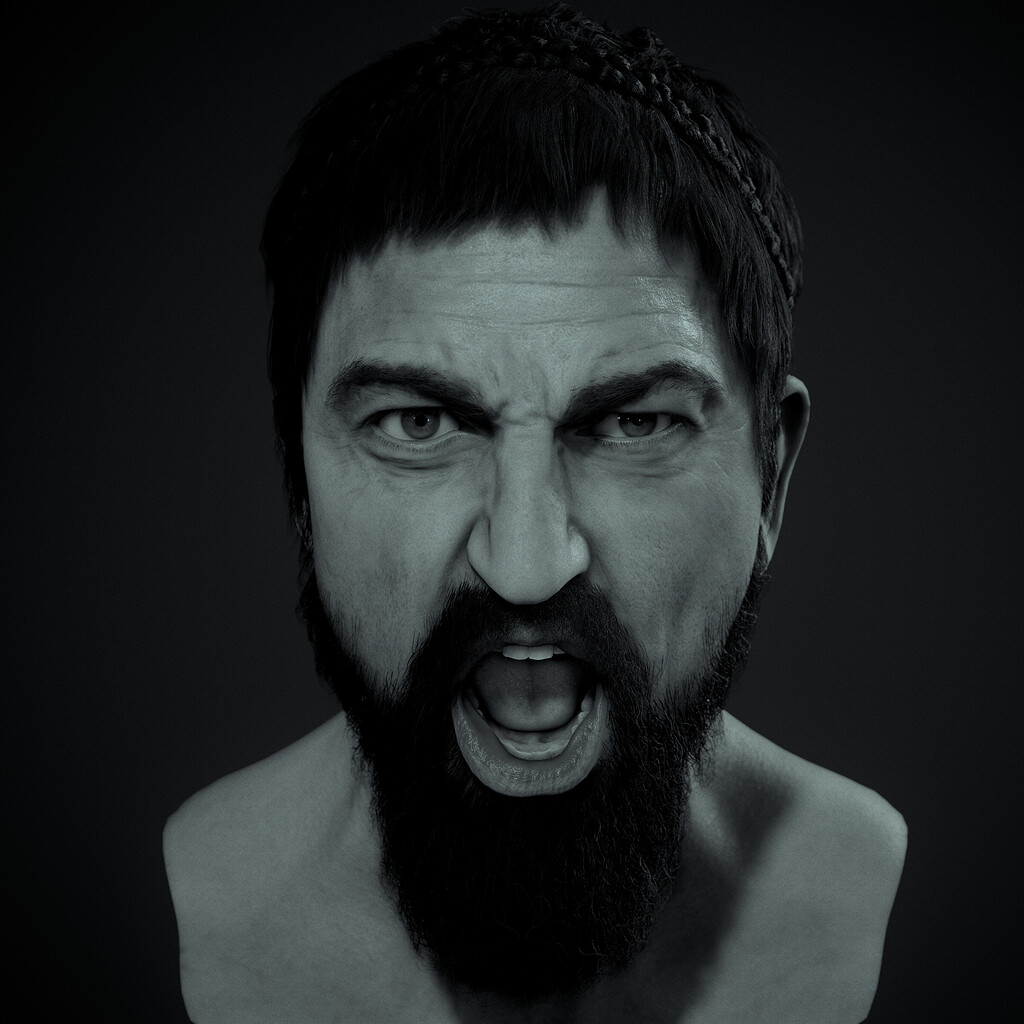 Leonidas - game model - ZBrushCentral