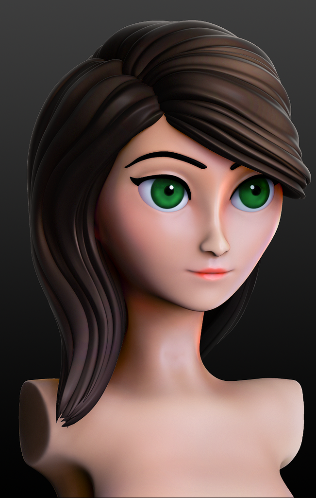 First Character Bust - ZBrushCentral
