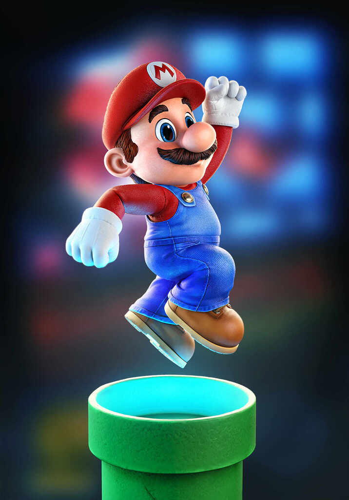 Super Mario (Fan Art) - ZBrushCentral