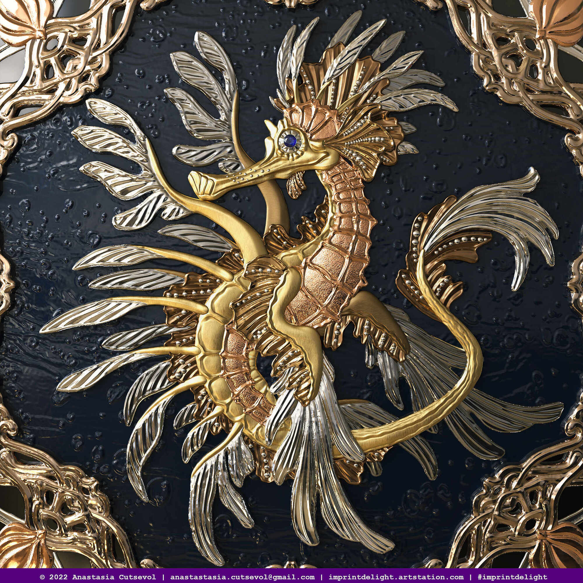 Sea Dragon Coin - ZBrushCentral