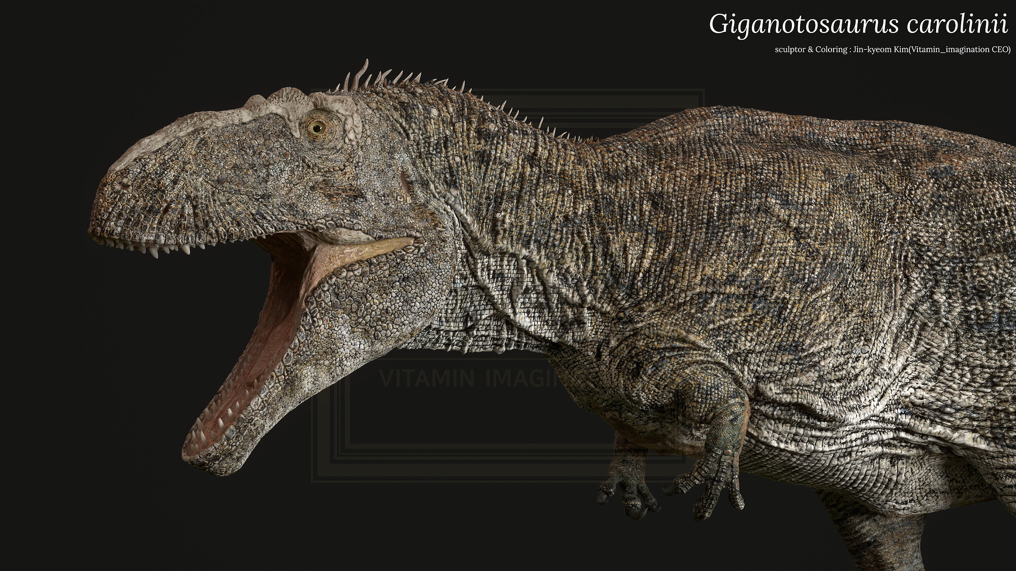 Giganotosaurus carolinii - #2 by Ornella_Sessa - ZBrushCentral