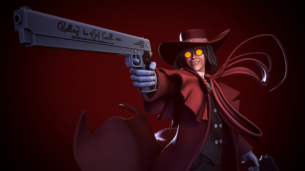 Alucard | Hellsing - ZBrushCentral