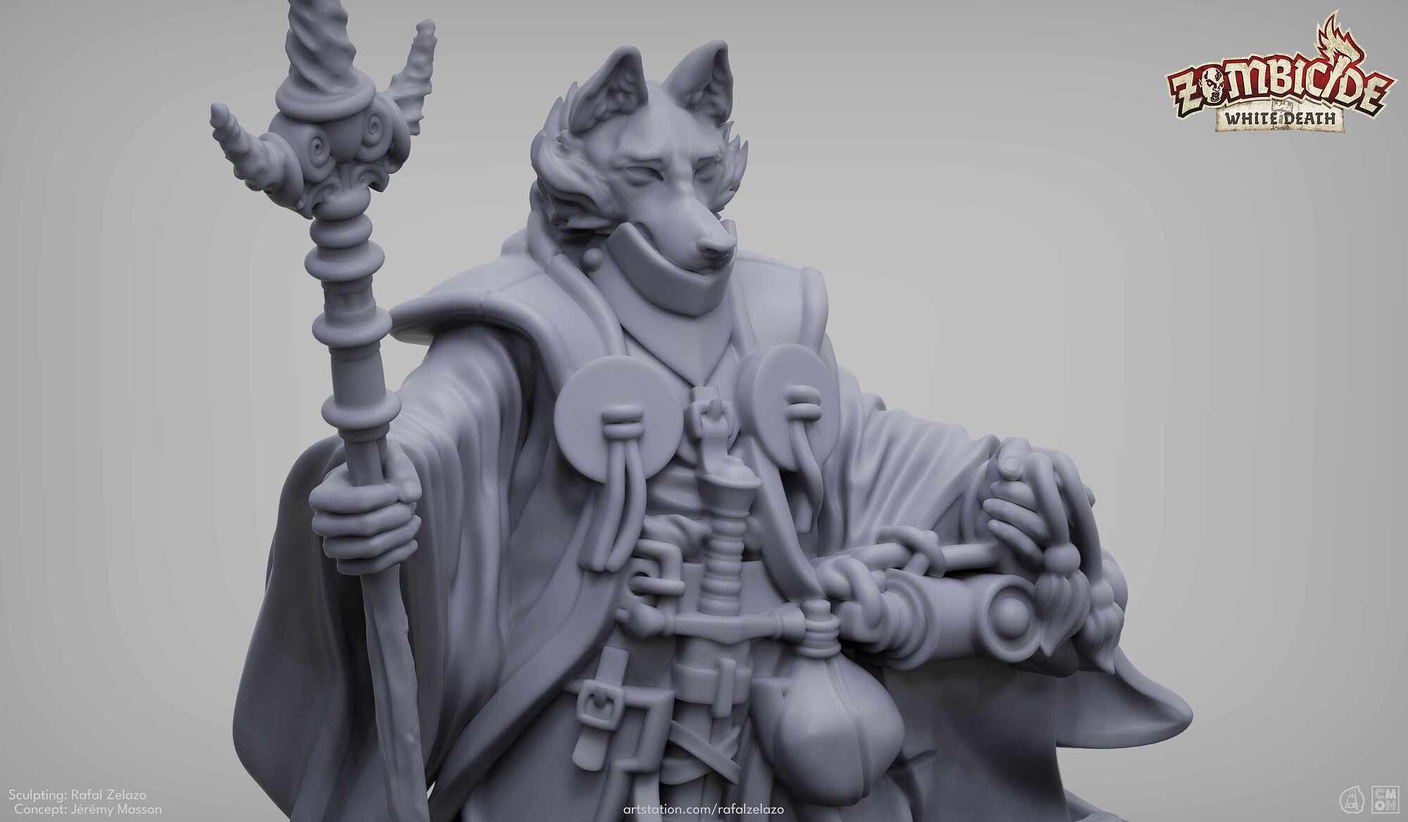 Zombicide White Death miniatures - characters - ZBrushCentral
