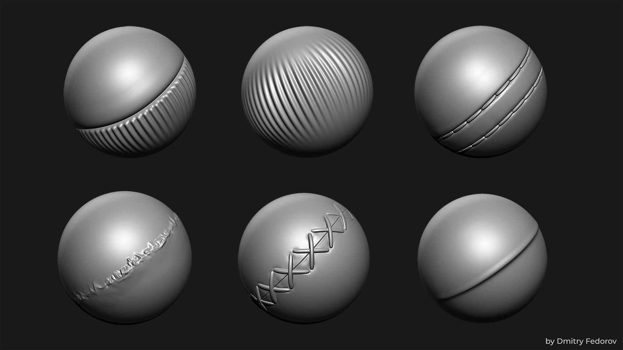 18 fabric brushes for Zbrush / Stitch / seam / +alpha - ZBrushCentral