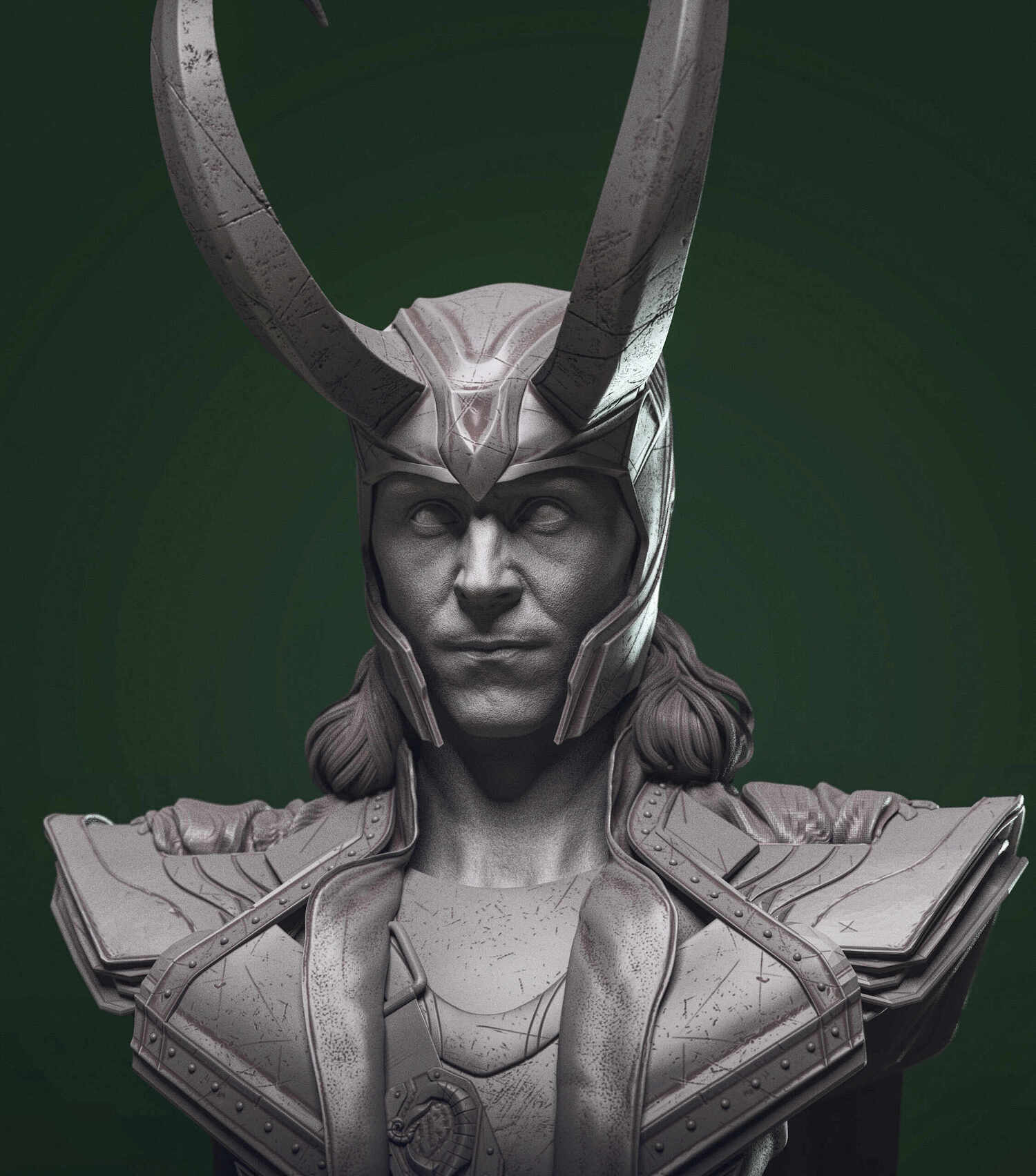 LOKI LIFE-SIZE BUST - ZBrushCentral