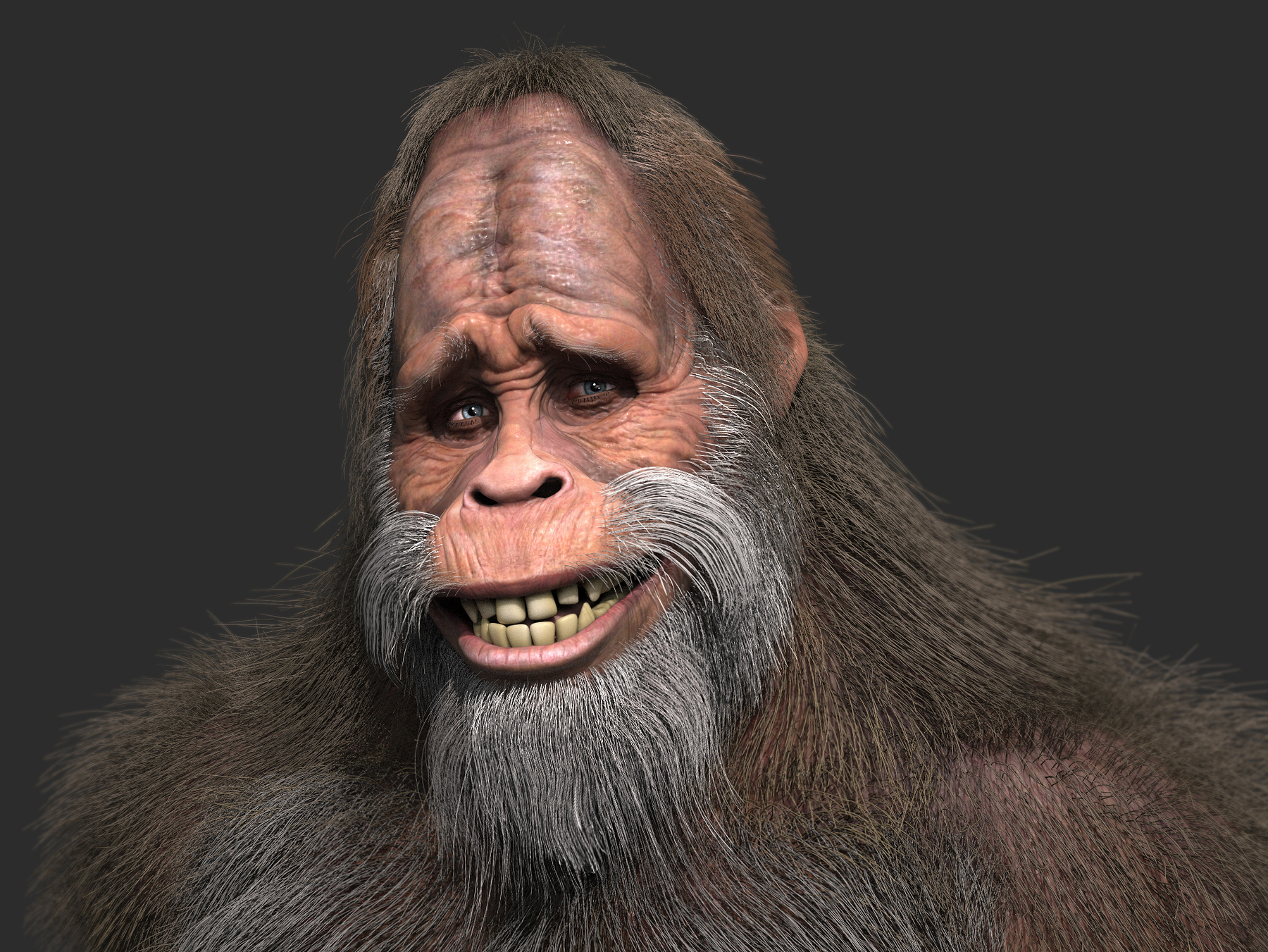 Harry from Harry and the Hendersons WIP - ZBrushCentral