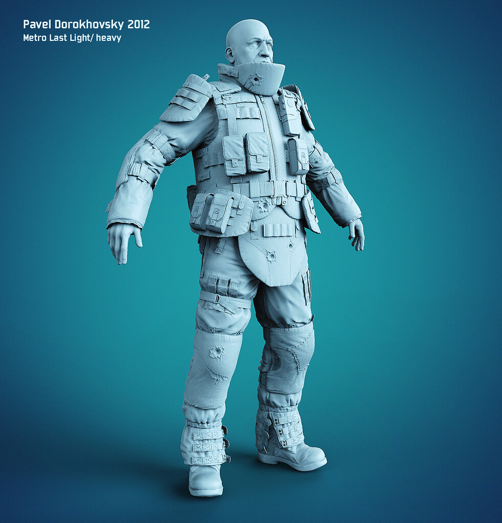 METRO Last Light characters - ZBrushCentral